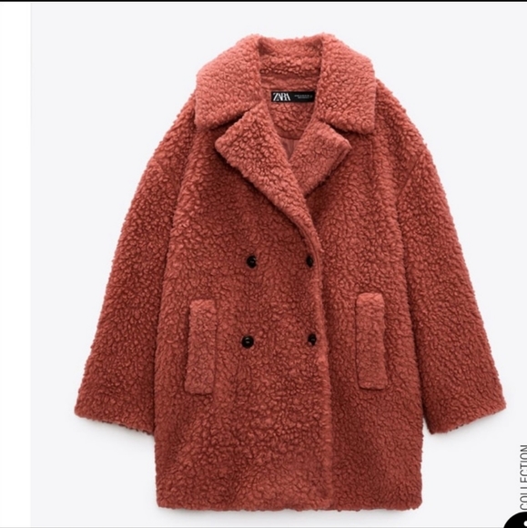 Zara | Jackets & Coats | Zara Faux Shearling Jacket | Poshmark